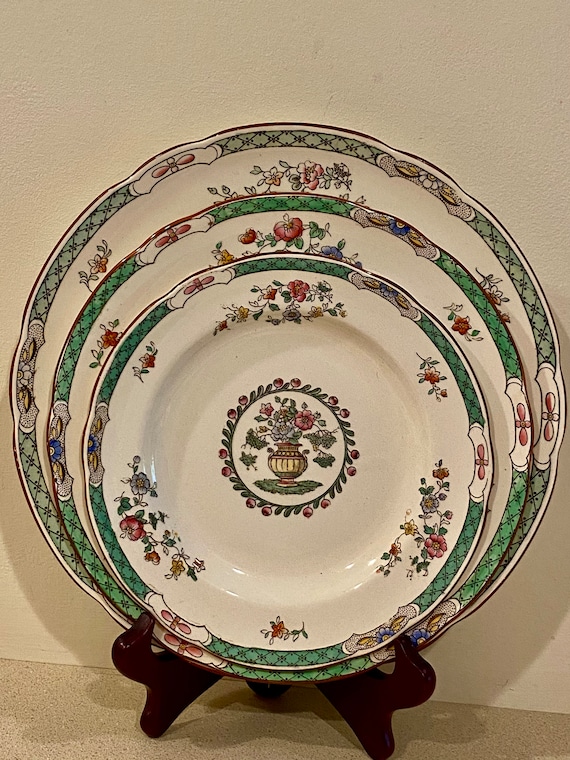 Antique Copeland Spode England 1934 Korea Colour Pattern - Etsy