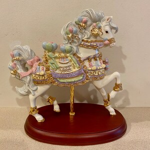 Lenox Happy Birthday 2007 Carousel Horse 9h 9l - Etsy