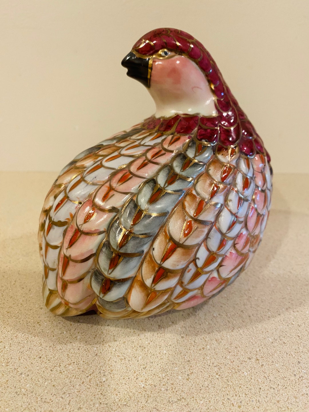 Toyo Quail Figurine Ceramic From 1960s 5h 5.25l 4.25w - Etsy