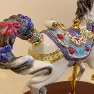 Lenox 2005 Rose Jumper Carousel Horse 8.25h 8.5l Limited Edition - Etsy
