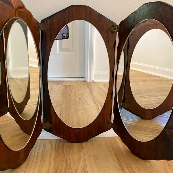 3 Panel Mirror - Etsy
