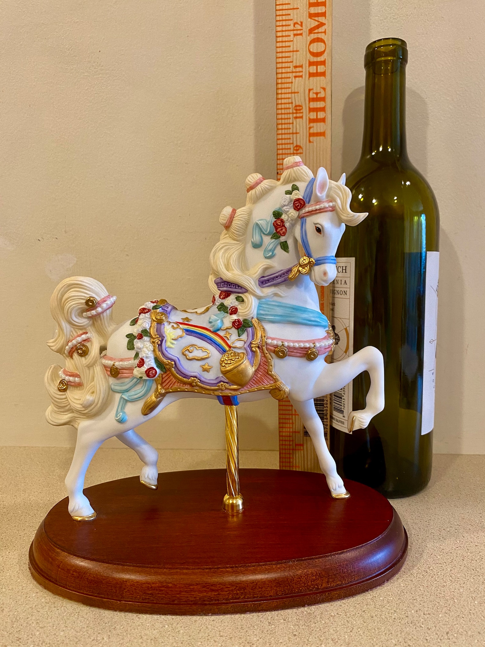 Lenox 1998 Carousel Rainbow Horse 8"h 8.5"l Limited Edition - Etsy