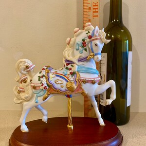 Lenox 1998 Carousel Rainbow Horse 8"h 8.5"l Limited Edition - Etsy