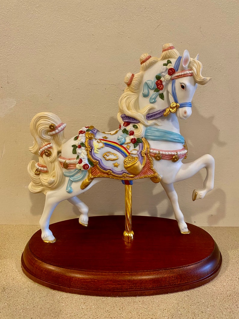 Lenox 1998 Carousel Rainbow Horse 8"h 8.5"l Limited Edition - Etsy