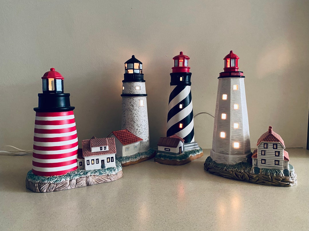 Lefton Lighted Lighthouses - Etsy