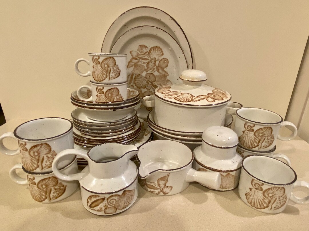 Vintage Midwinter Seascape Stonehenge Dinnerware China Wedgwood Group ...