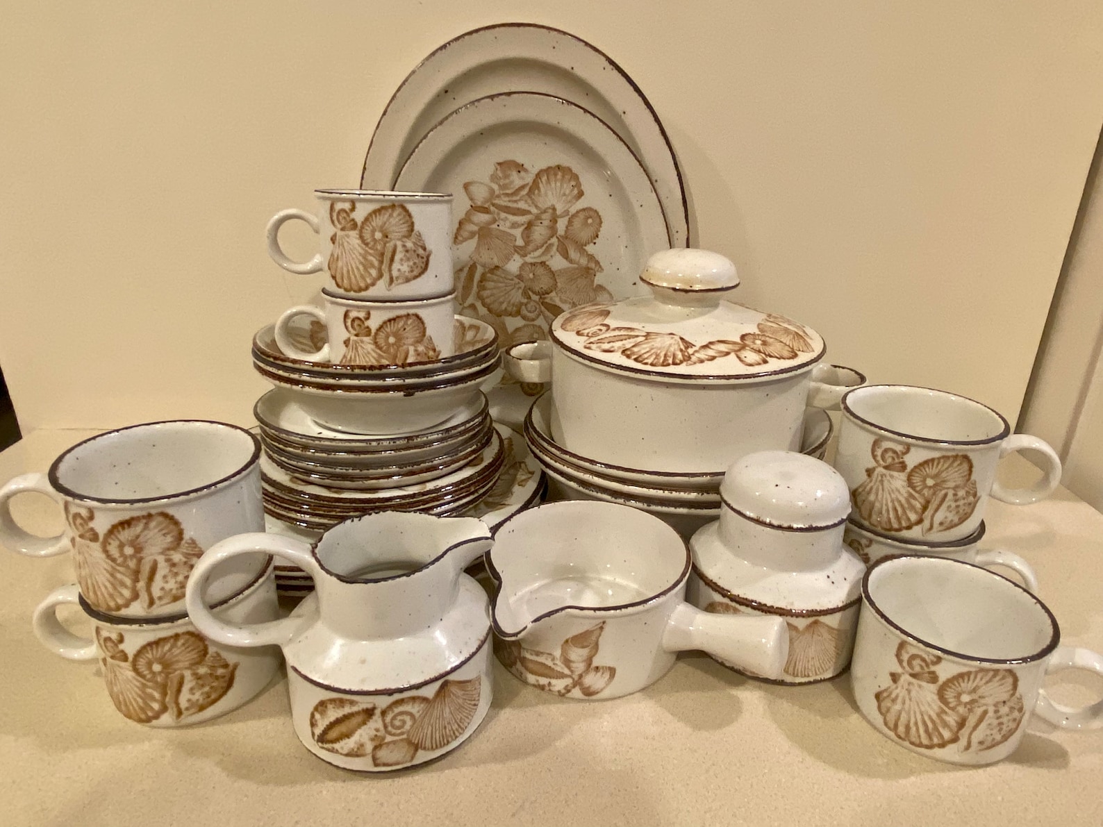 Vintage Midwinter Seascape Stonehenge Dinnerware China Wedgwood Group ...