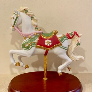 Lenox Christmas Carousel Horse 2007 Limited Edition 8.5" by 8.5" - Etsy