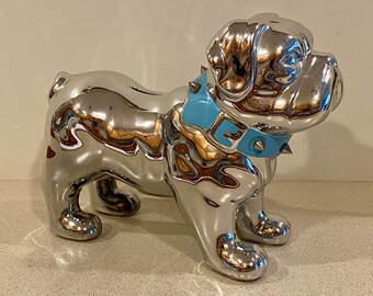Bulldog Coin Bank - Etsy