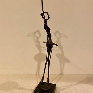 Modern Brutalist Bronze Ballerina Sculpture Alberto Giacometti Style 15 ...
