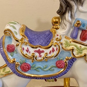 Lenox 2005 Rose Jumper Carousel Horse 8.25h 8.5l Limited Edition - Etsy