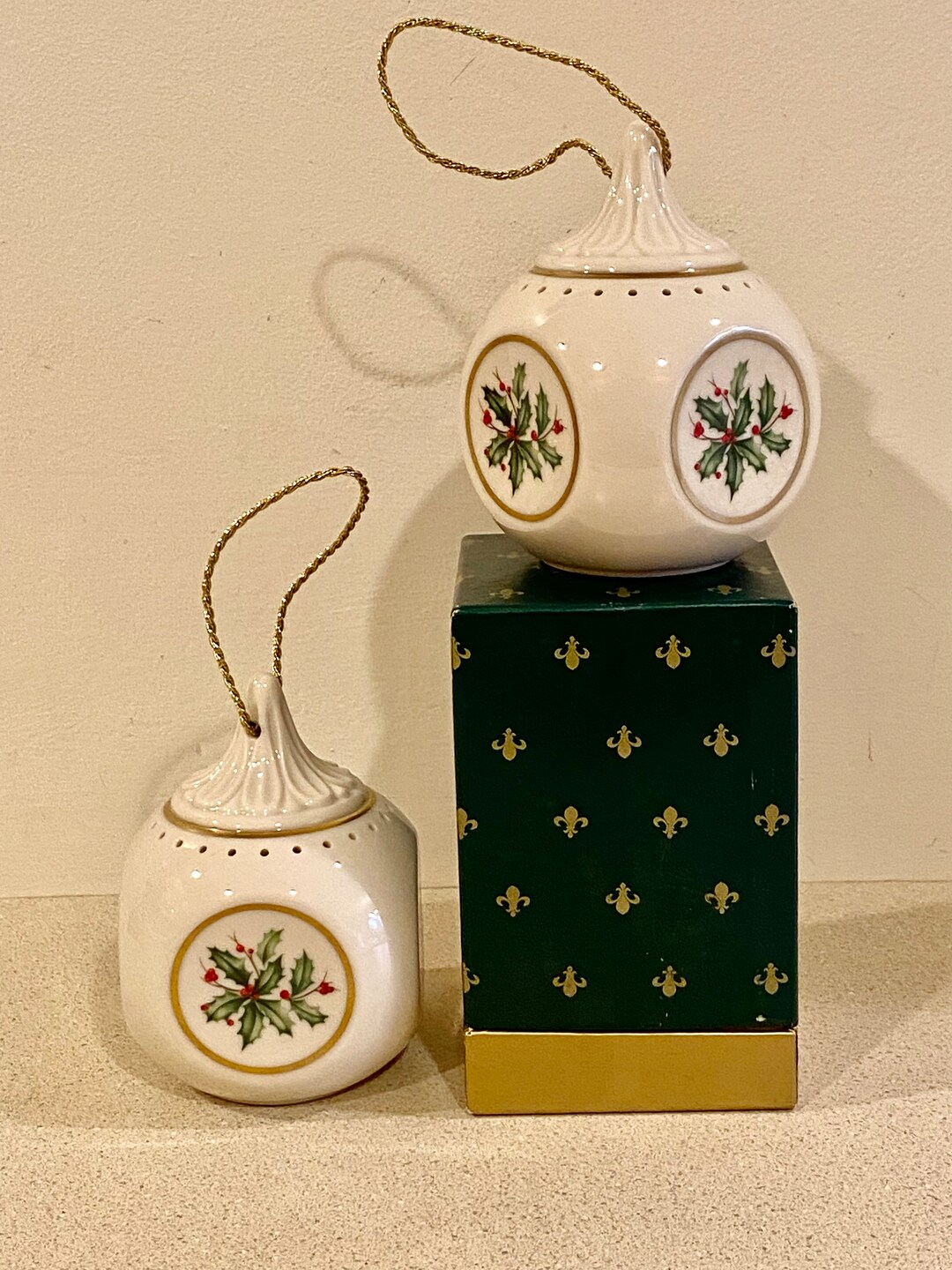 Set of 2 Lenox Holiday Pomander Christmas Balls - Etsy