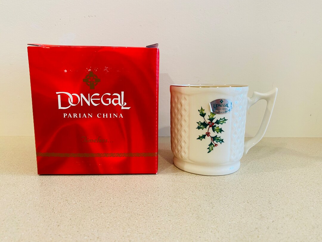Donegal Parian China Timeless Holly Tea Cup 3.5" Ireland - Etsy