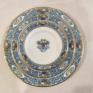 Vintage Mid Century Lenox Autumn Dinner, Salad Plates, Cups and Cream ...