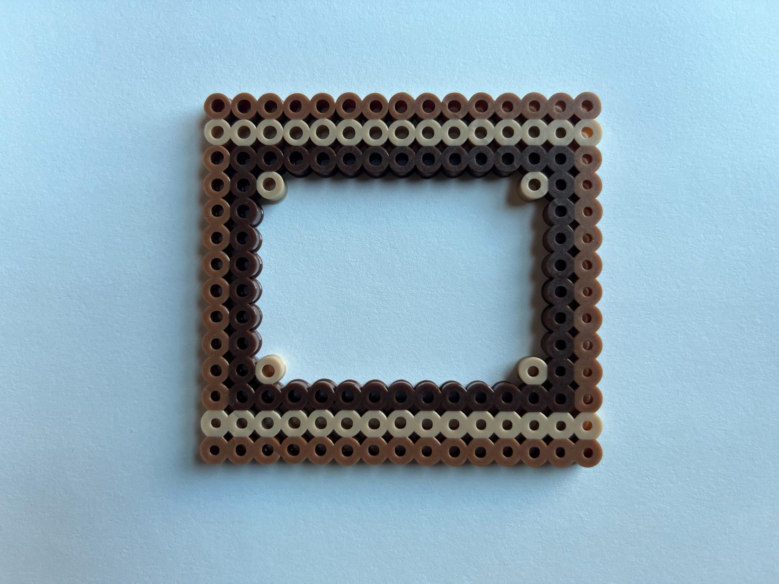 Perler Bead Mini Magnetic Photo Frame With Your Photo Print Included ...