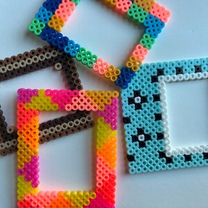 Perler Bead Mini Magnetic Photo Frame With Your Photo Print Included ...