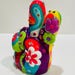 Hand Painted Colorful Peace Hand Sculpture With Jewels - Etsy
