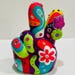 Hand Painted Colorful Peace Hand Sculpture With Jewels - Etsy