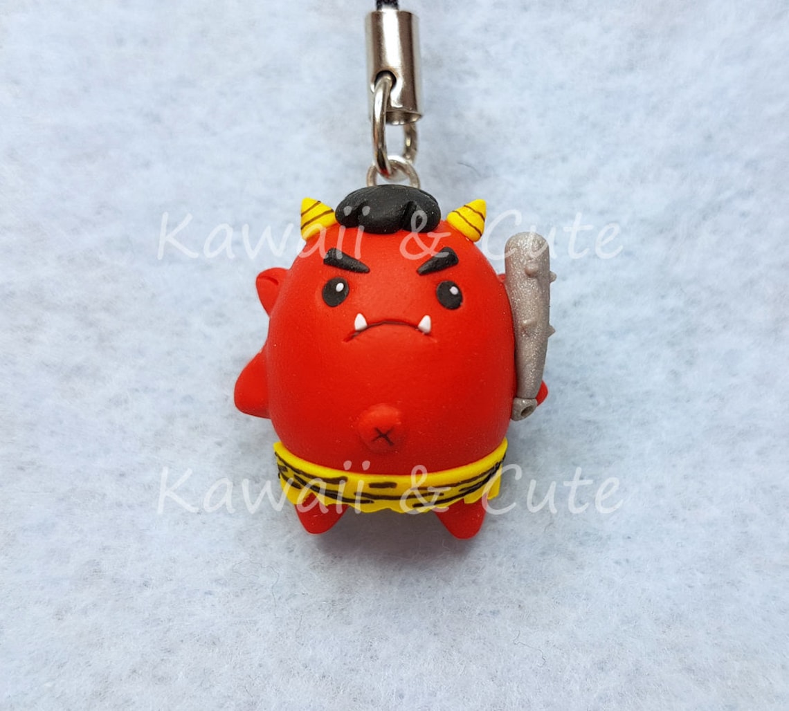 Red Oni Japan Demon Kawaii Special Gift for Birthday Japanese - Etsy