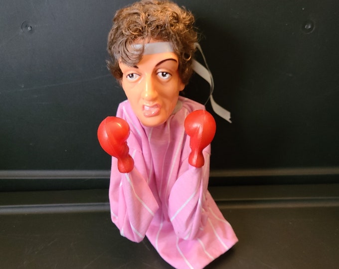 Vintage Sylvester Stallone Rocky Balboa Boxing Punching Hand Puppet ...