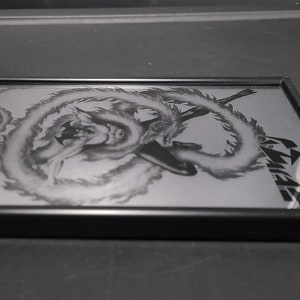 Vintage Banpresto DEVILMAN Prize Pub Mirror Frame Go Nagai 1998 JAPAN ...