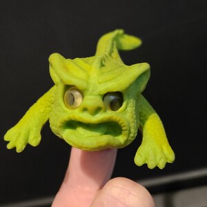 Vintage Baby Boglins Rubbery Finger Puppets, Tim Clarke, Action GT ...