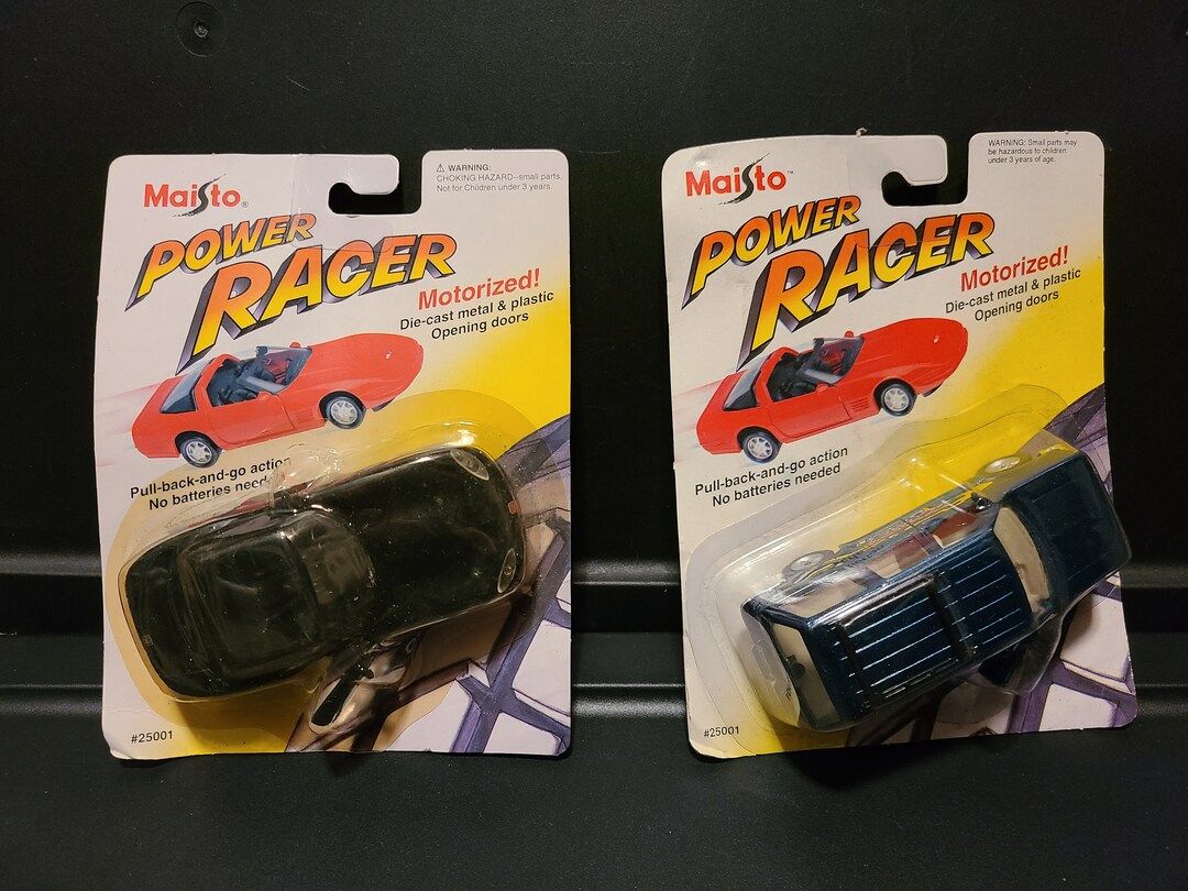 Vintage Maisto Power Racer Motorized Diecast Car Lot - New Old Stock - Sealed - Etsy