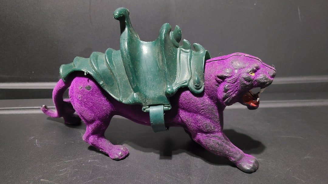 Vintage MOTU 1981 Panthor Masters of the Universe , He-man Skeletor Cat ...