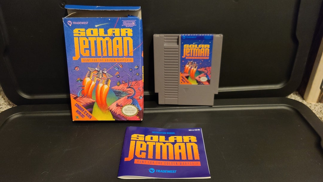 Vintage Nintendo NES Solar Jetman Complete in Box CIB - Hunt for the ...
