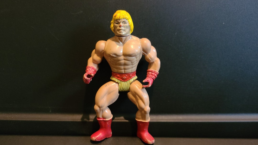 Vintage KO He-man Action Figure Foreign Bootleg Mattel MOTU Knock-off ...