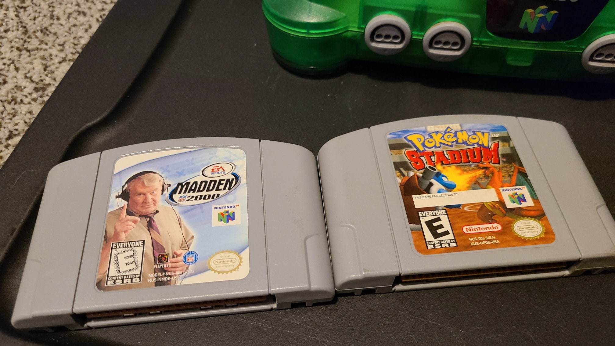 Vintage Original Nintendo N64 Video Game Complete JUNGLE GREEN - Etsy