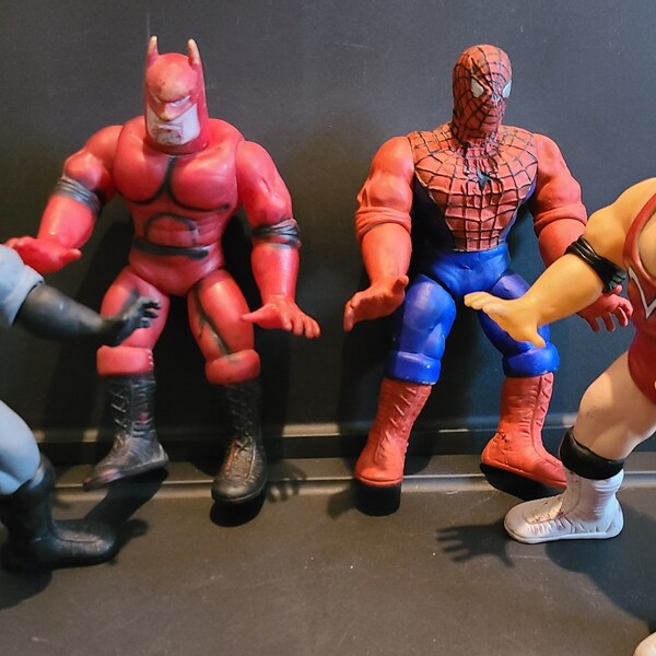 Bootleg Wrestling Figures - Etsy