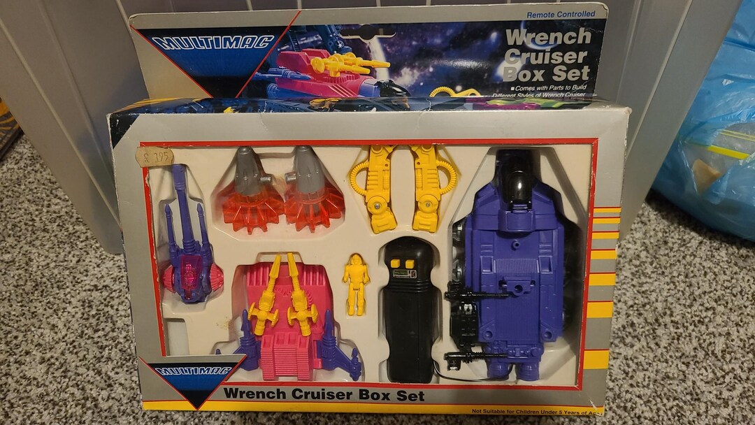 Vintage Silverlit 80's GALAXY Series MULTIMAC WRENCH Cruiser Knockoff ...