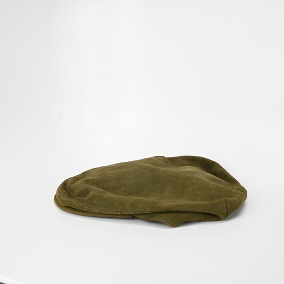 Vintage Wolverine Brushed Pig Skin flat cap - 7 1/4 a… - Gem