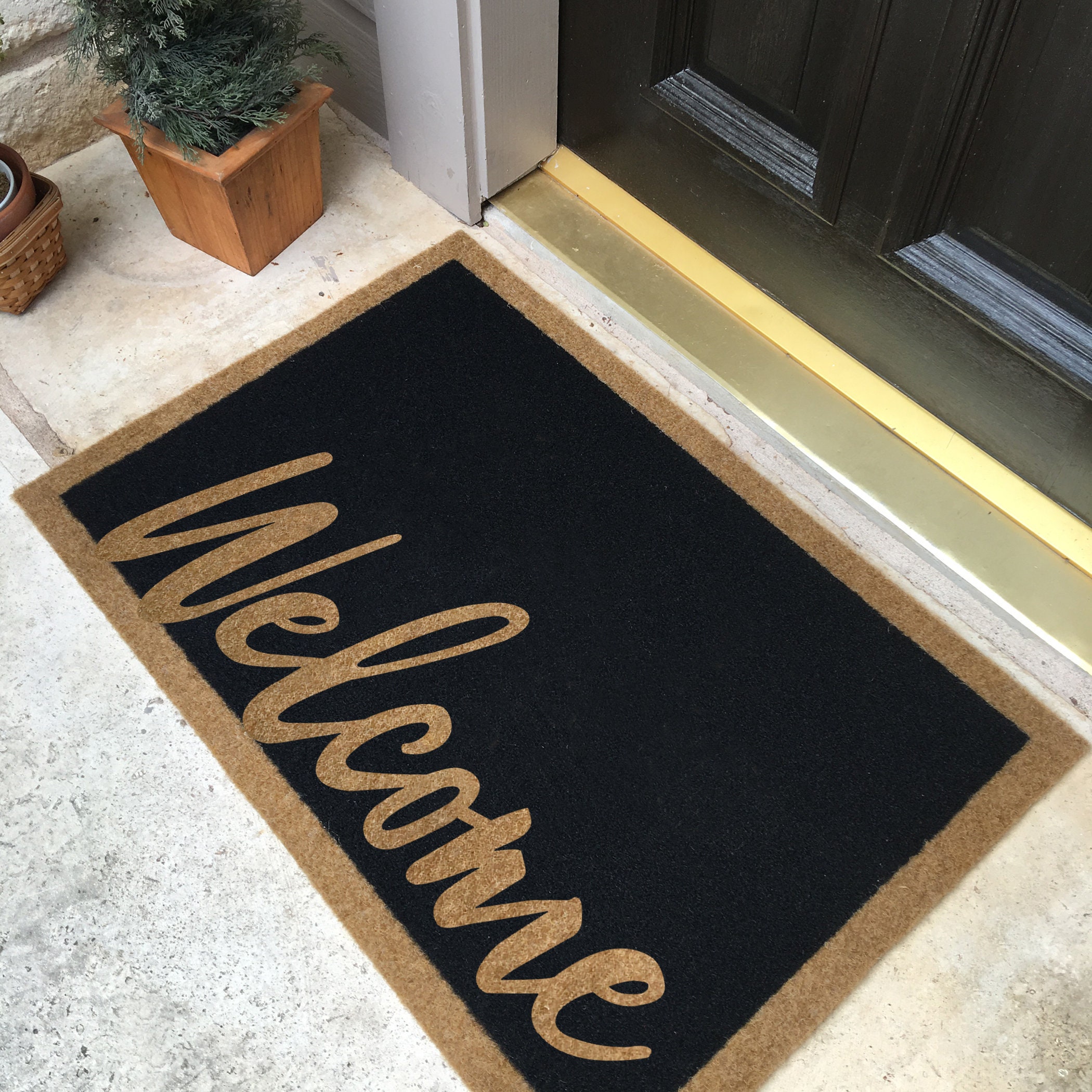 The Most Durable and Elegant Custom Door Mat Available. - Etsy