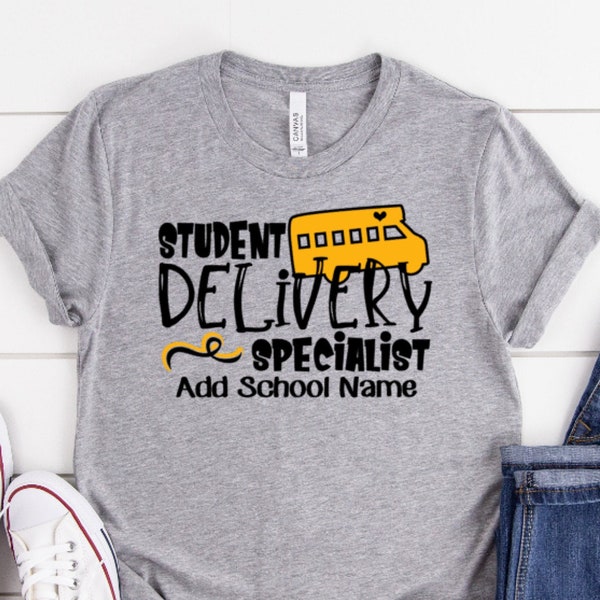 School Bus Student Delivery - Etsy