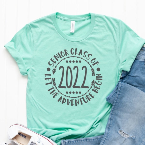 Graduation Class of 2022 Tshirt - Etsy