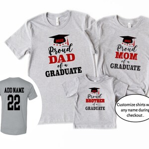 Family Graduation Shirts, High School Graduation Shirts, Personalized ...