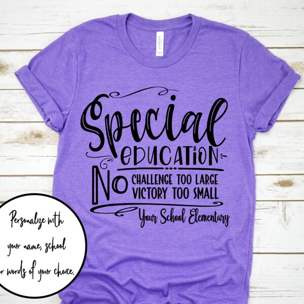 Special Education Shirts - Etsy