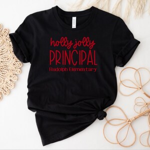 Principal Christmas, Principal Christmas Shirt, Principal Christmas Tee ...