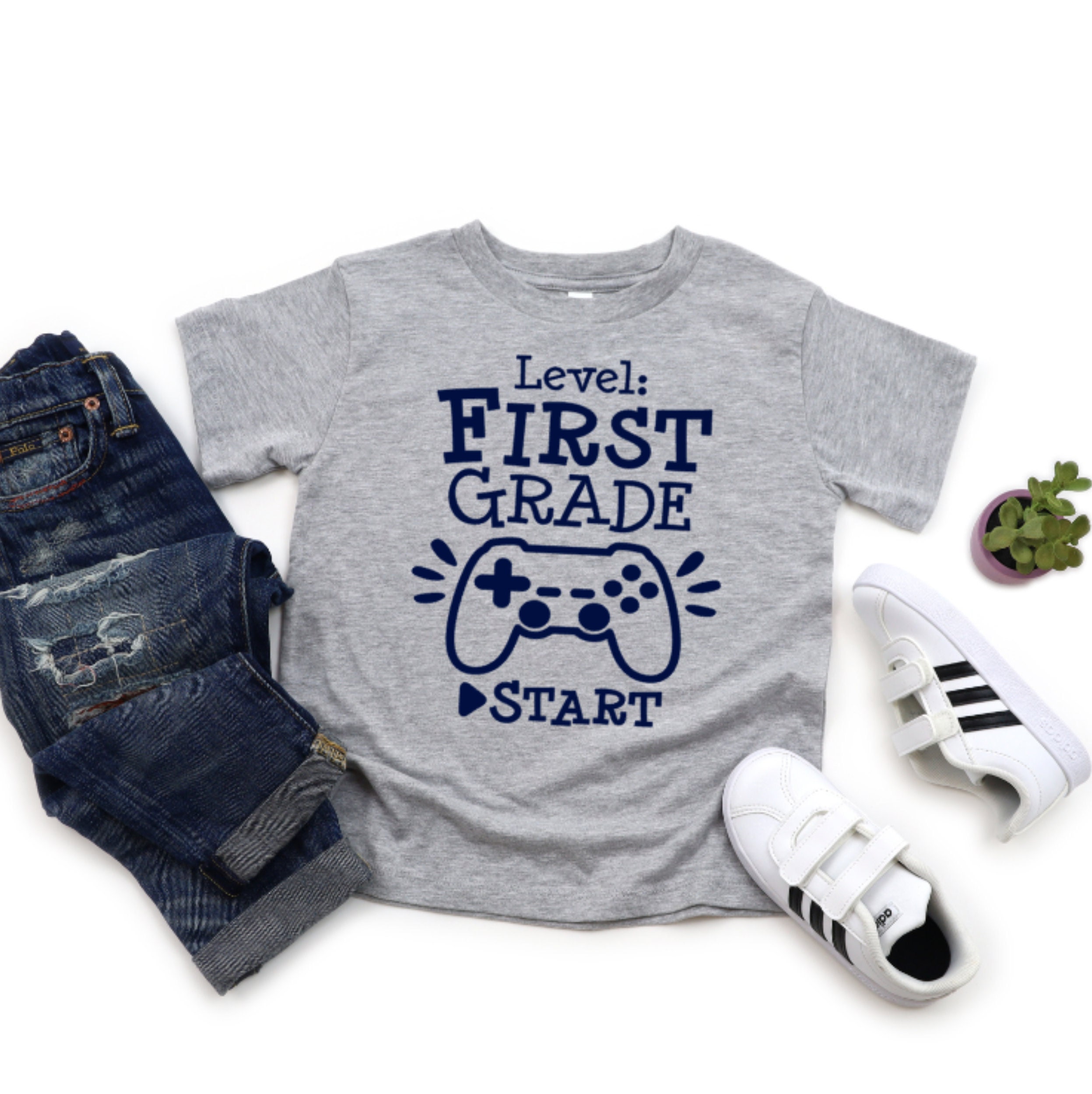 Level First Grade Boys First Grade Shirt First Grade Shirt | Etsy