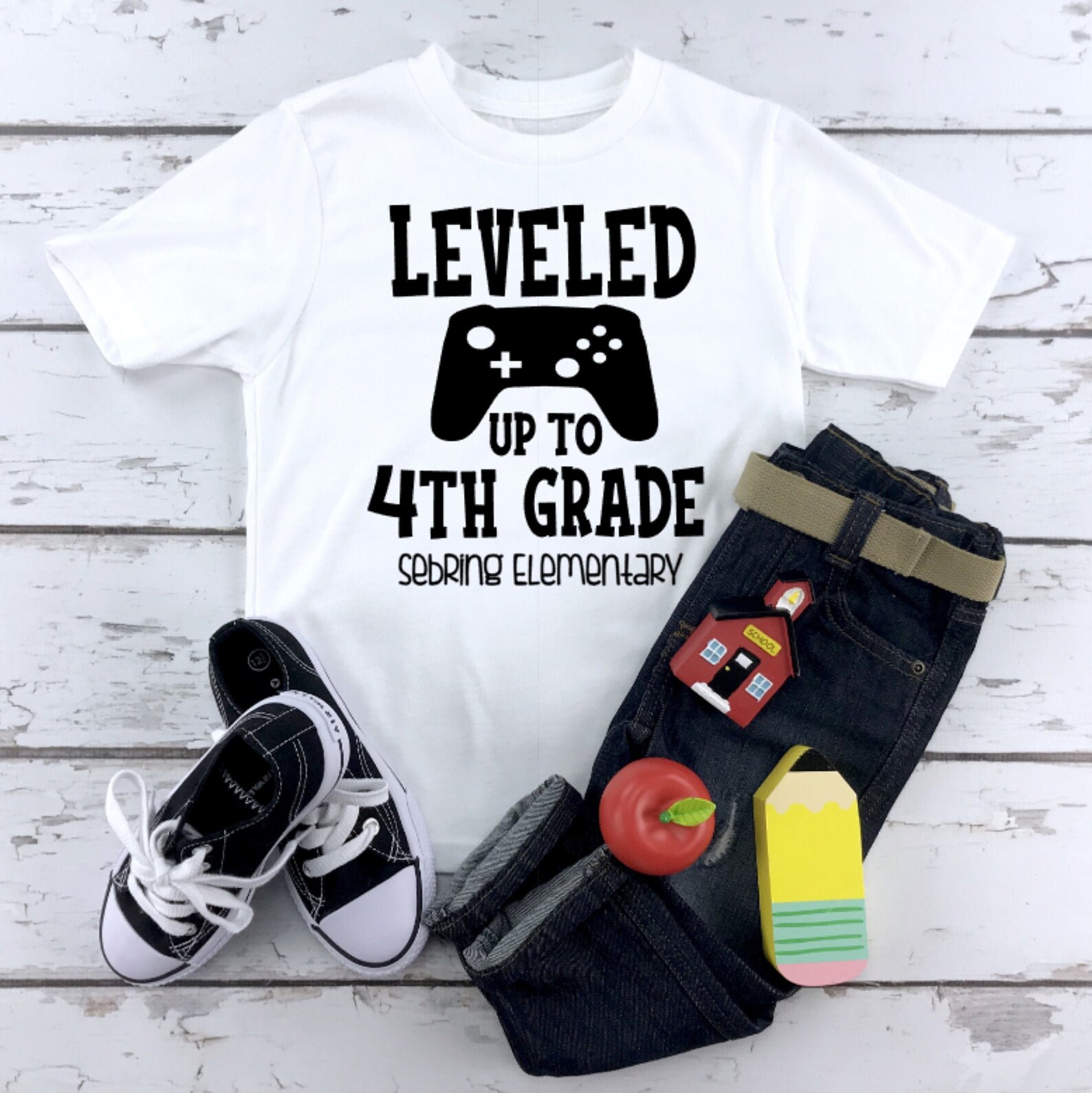 Leveled up to Fourth Grade Boys Fourth Grade Shirt Fourth - Etsy