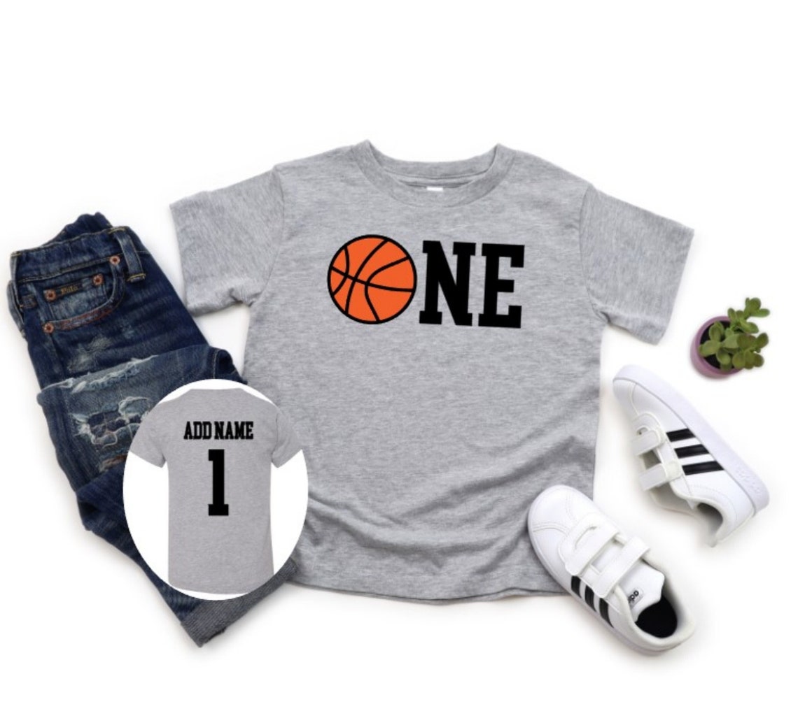 Basketball Birthday Shirt Basketball First Birthday Shirt - Etsy
