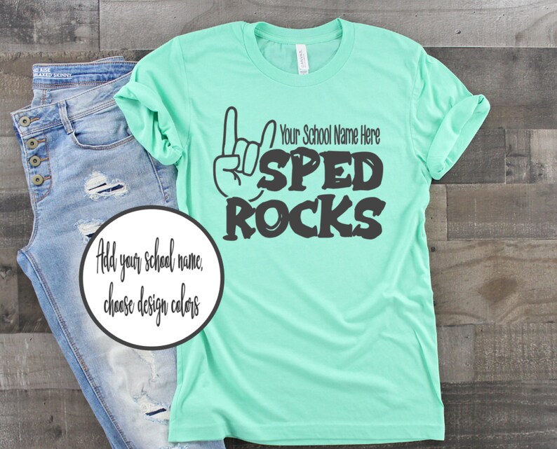 SPED Rocks SPED Teacher Shirts SPED Shirt Specials Teacher - Etsy
