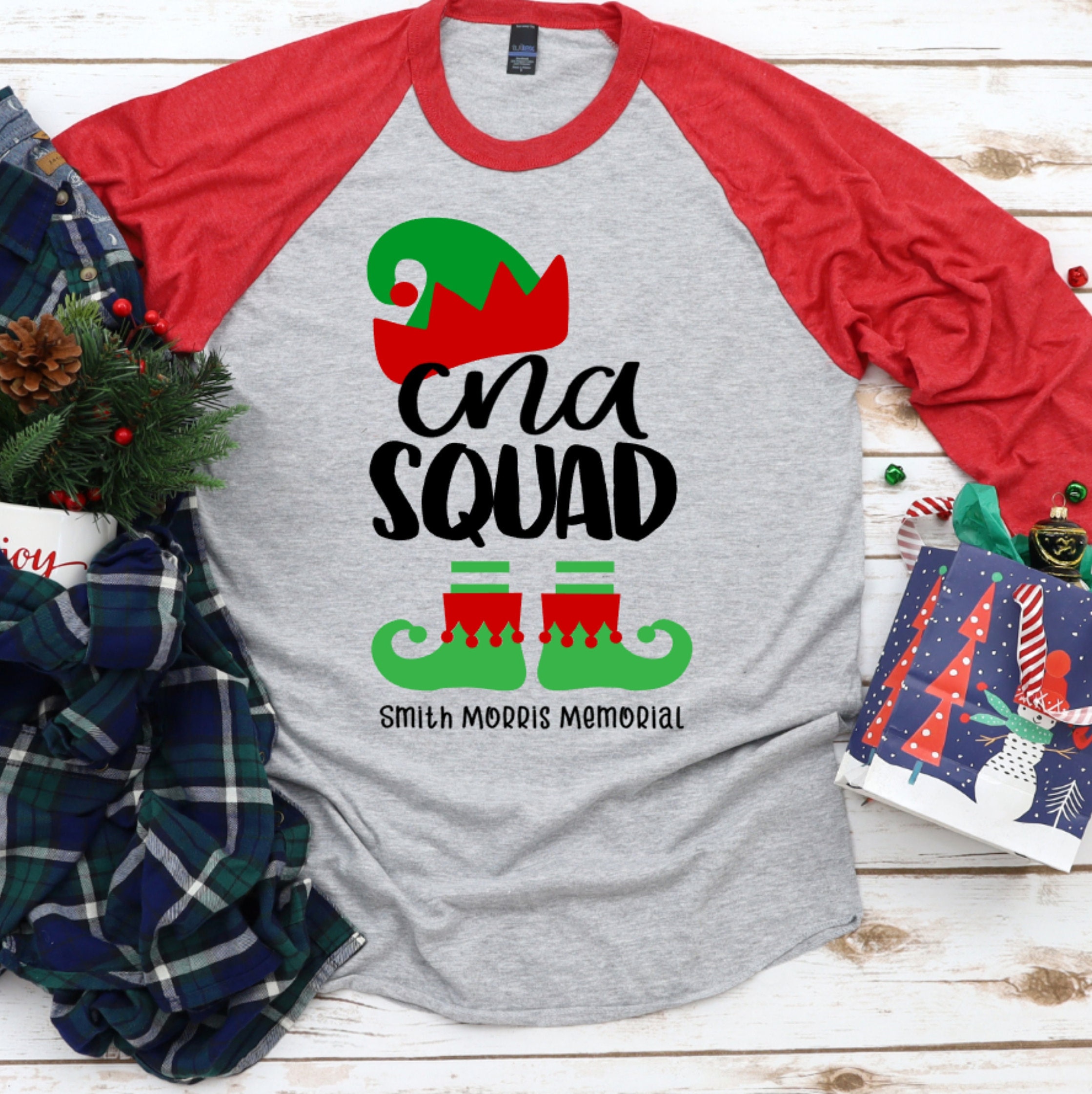 CNA Shirt CNA Christmas Shirt CNA Squad Shirt Cna Nurse Elf | Etsy
