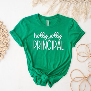 Principal Christmas, Principal Christmas Shirt, Principal Christmas Tee ...