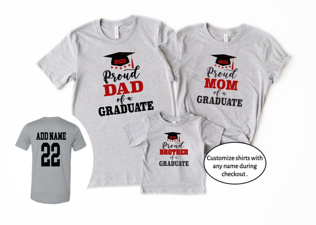 Family Graduation Shirts, High School Graduation Shirts, Personalized ...