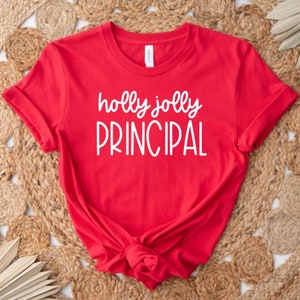 Principal Christmas, Principal Christmas Shirt, Principal Christmas Tee ...