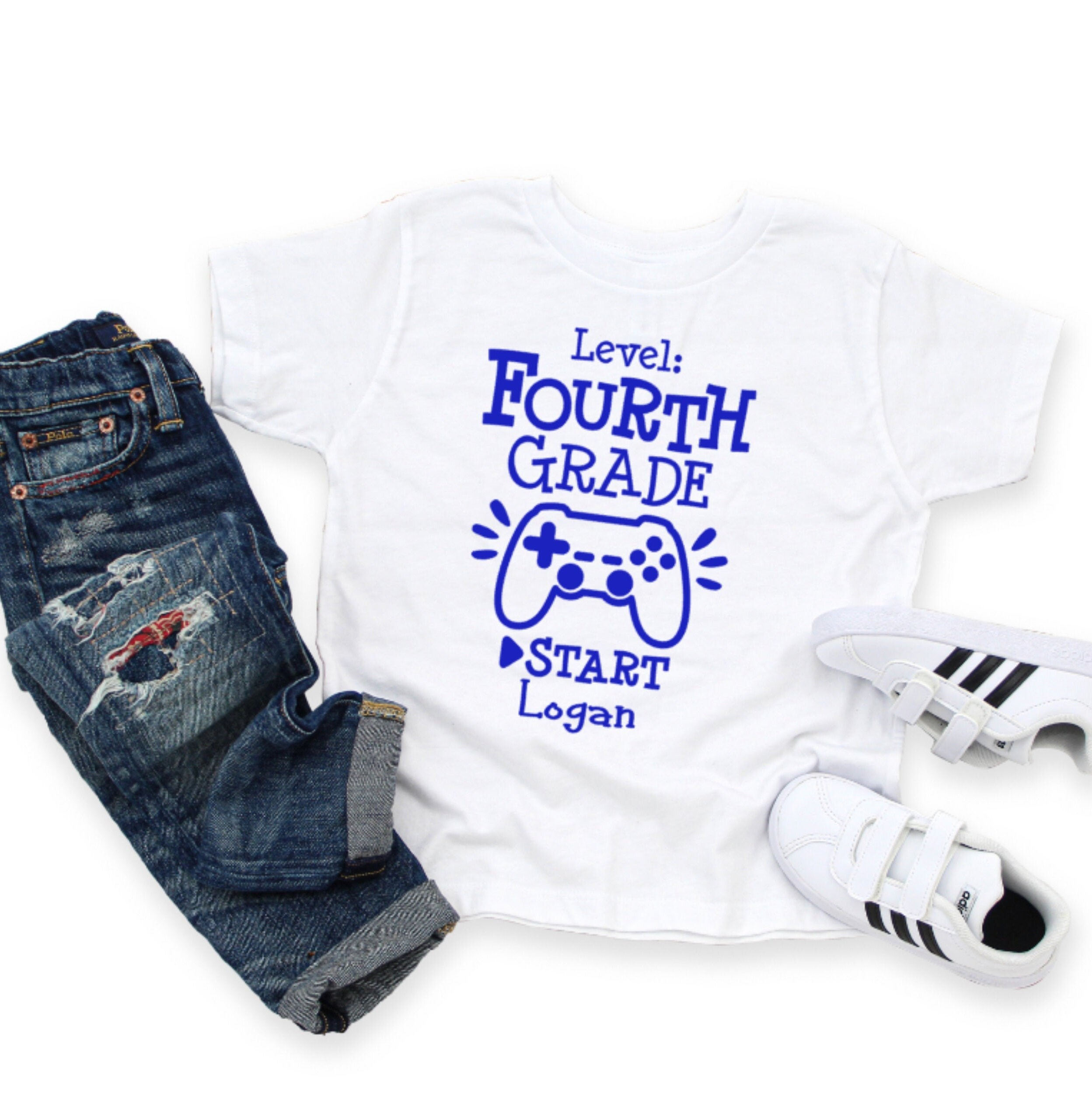 Level Fourth Grade Boys Fourth Grade Shirt Fourth Grade - Etsy.de