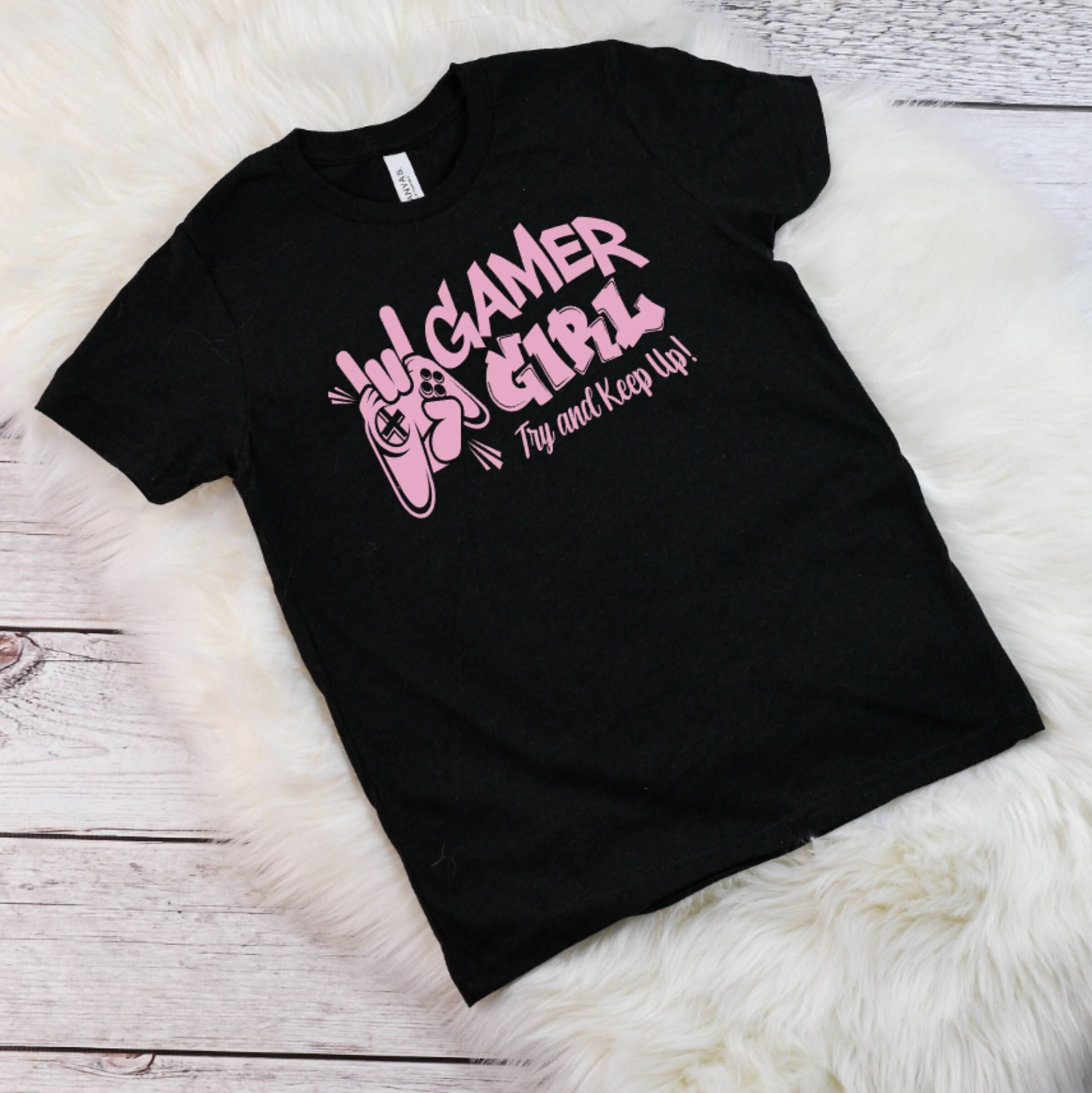 Gamer Girl Video Game Shirt Girls Video Game Shirt Girls | Etsy